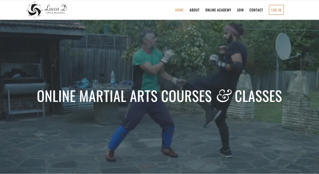 OWOA Martial Arts - Membership Site Inspiration