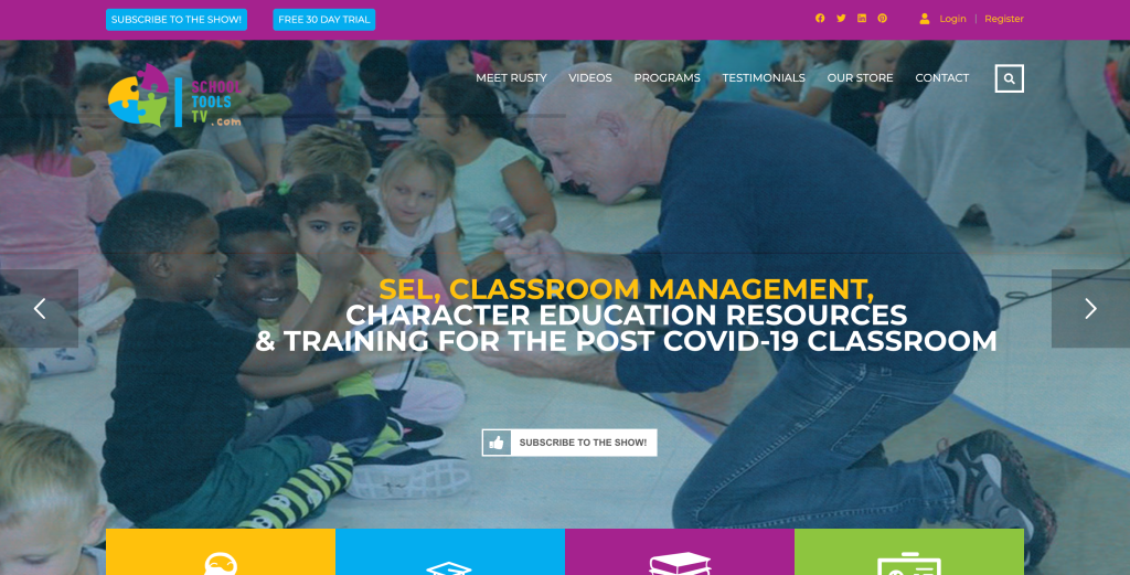 School Tools TV - Membership Site Inspiration