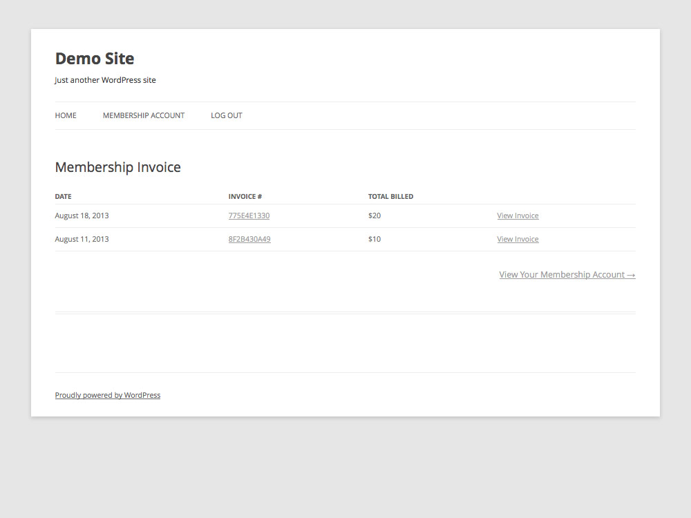 Screenshots | Paid Memberships Pro