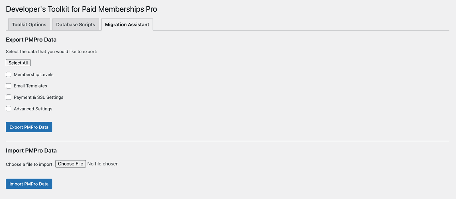 Developer's Toolkit: Development Tools for Paid Memberships Pro