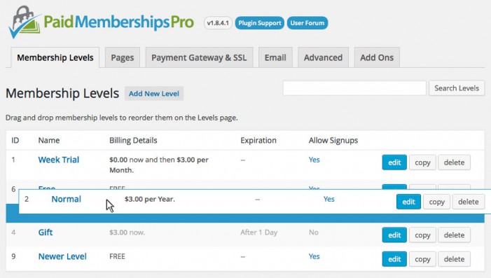 How to Design Your Membership Levels Page