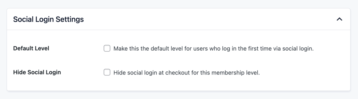 Social Login for Membership Site Checkout and Login