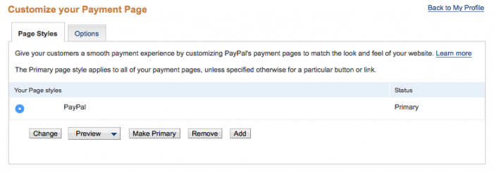 Customizing your PayPal Checkout Page Design