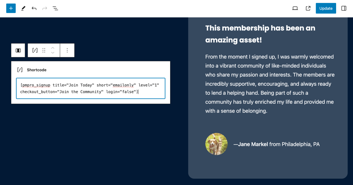 Signup Shortcode Add On Plugin: Streamlined Registration Form