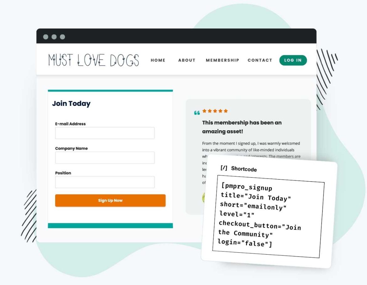 Signup Shortcode Add On Plugin: Streamlined Registration Form