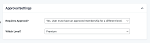 Approval Process for Membership Add On Plugin