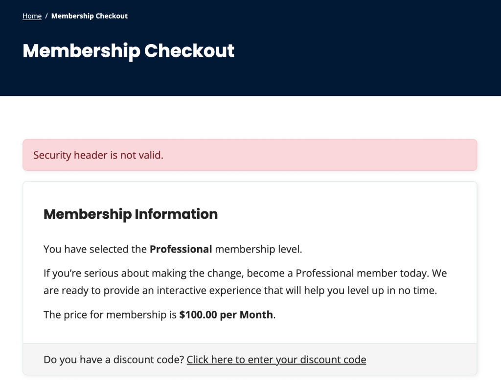 How to Fix the Security Header is Not Valid PayPal Error
