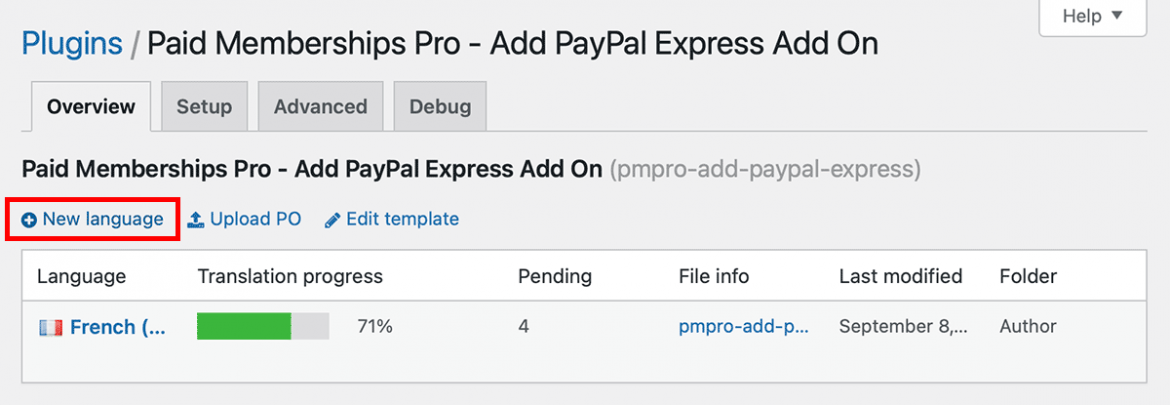 Translating Text Using Loco Translate