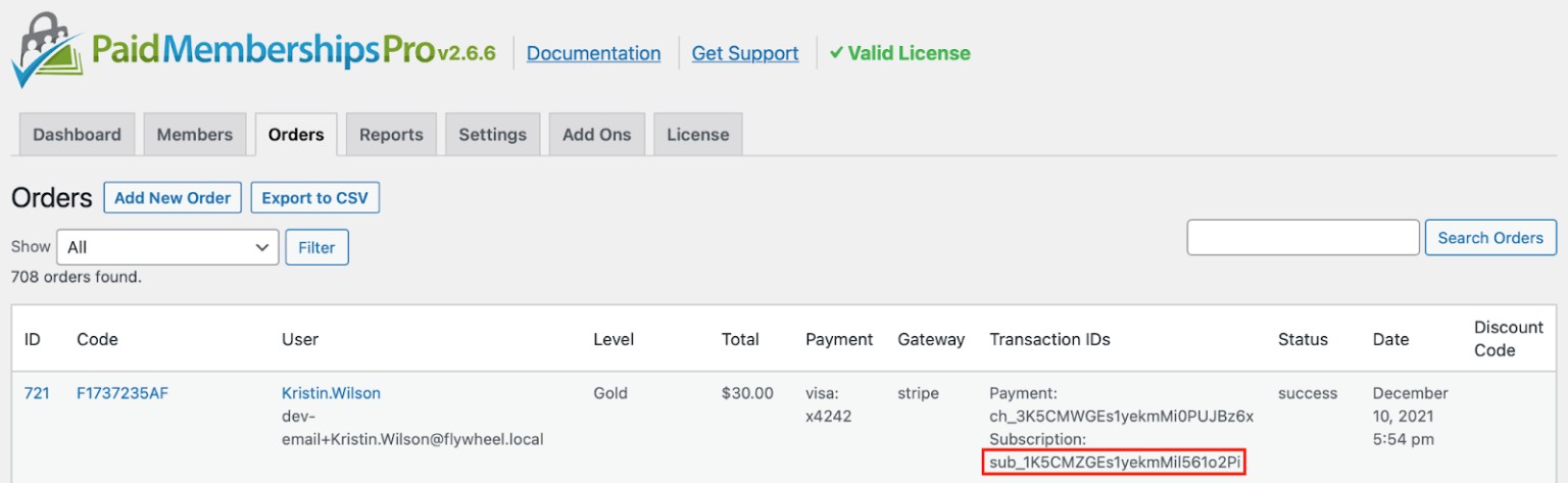 Modifying Payment Subscriptions in Stripe