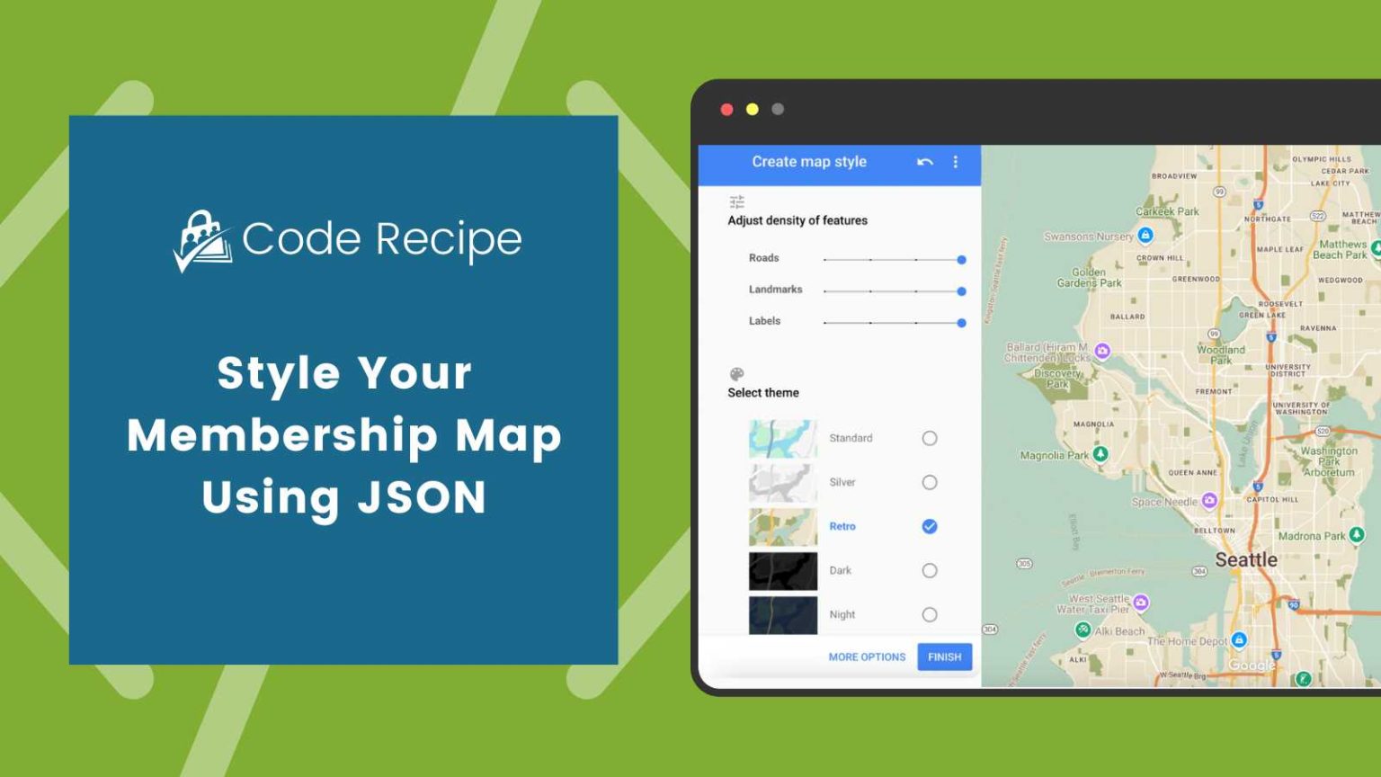 Style Your Membership Map Using Google Maps JSON Styling