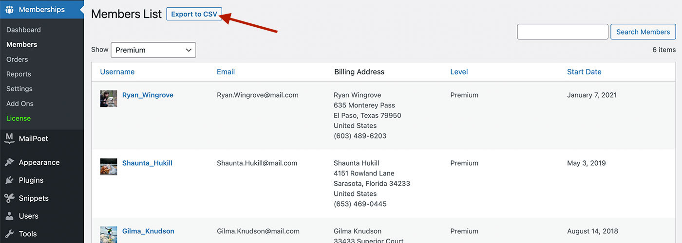 Import PMPro's Members List to MailPoet Subscriber Lists by Level