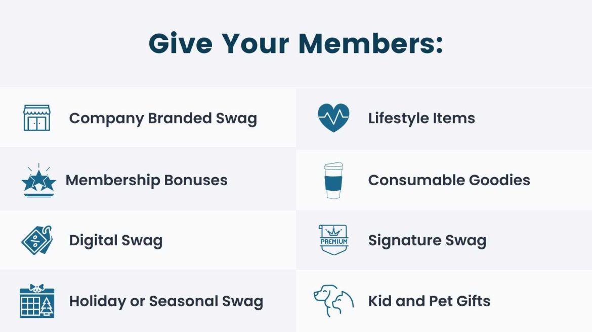 8 Swag Ideas to Gift Your Members