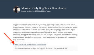 Protect Downloads for Members Only: Download Monitor & PMPro