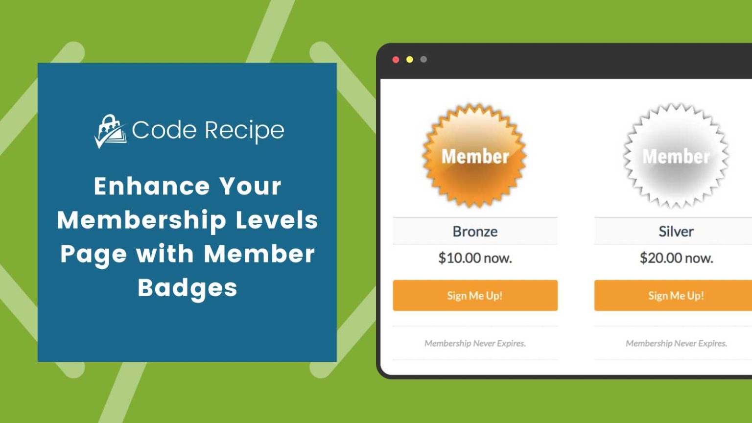 Enhance Your Membership Levels Page with Member Badges