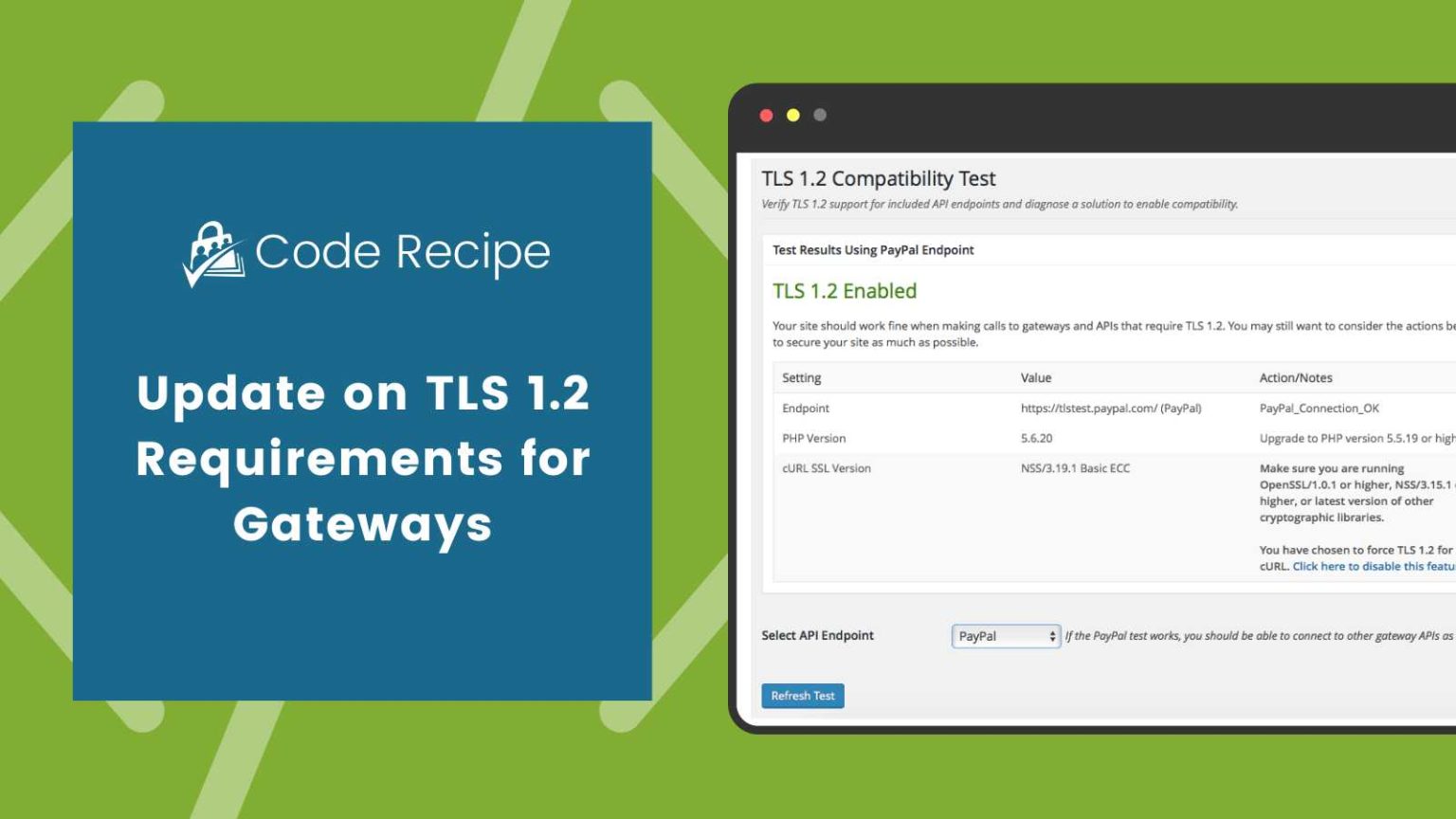 Update on TLS 1.2 Requirements for Gateways