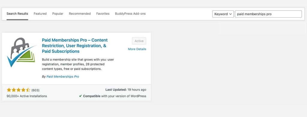 Download & Install Paid Memberships Pro