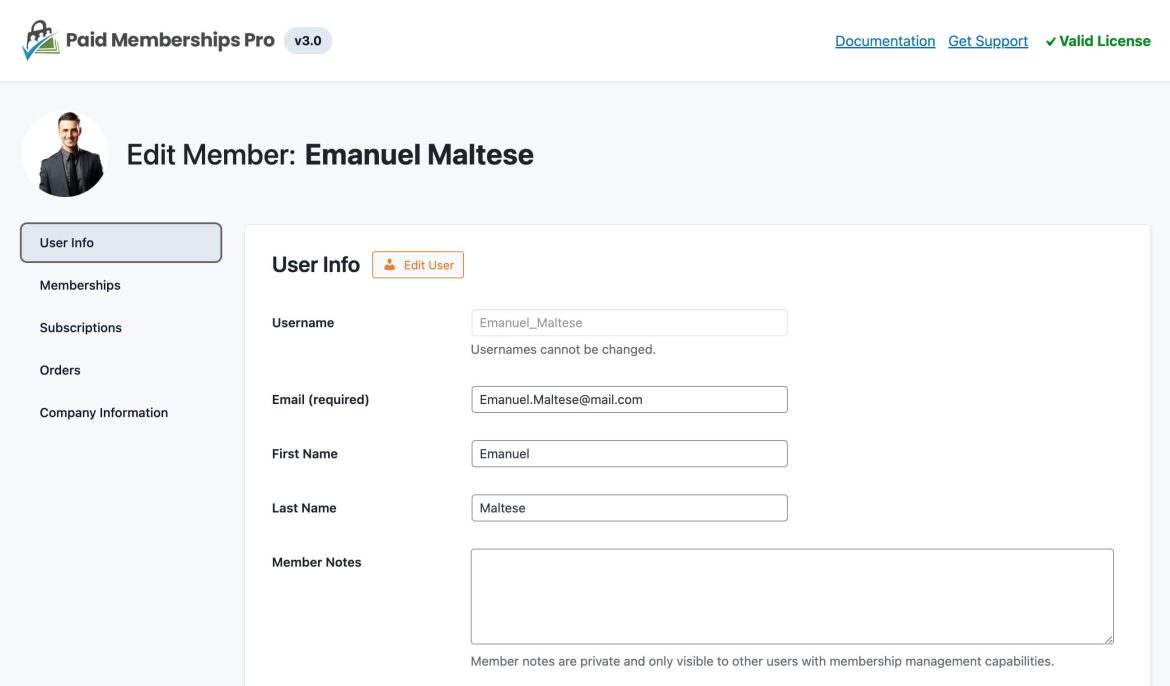 Screenshots of Plugin Admin Pages, Settings, and Reports