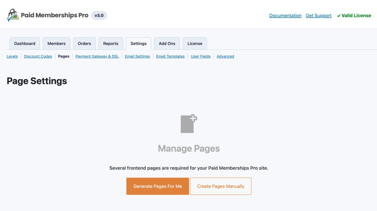 Screenshots of Plugin Admin Pages, Settings, and Reports