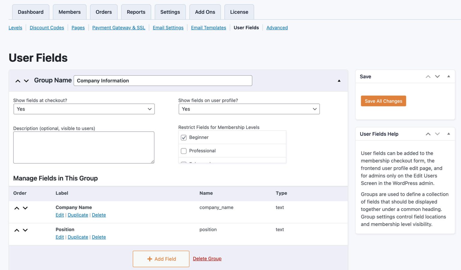 Screenshots of Plugin Admin Pages, Settings, and Reports