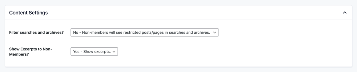 Advanced Settings with PMPro Documentation