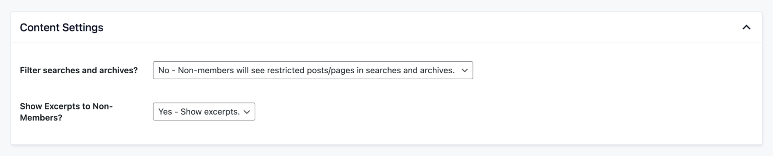 Advanced Settings with PMPro Documentation
