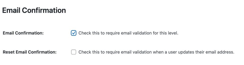 Email Confirmation Add On to Require Email Validation in PMPro