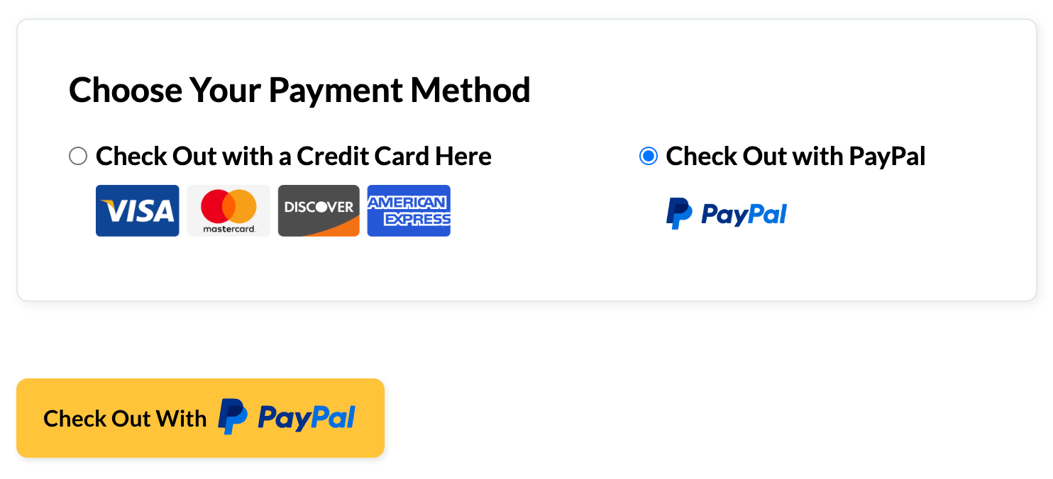 Add PayPal Express Option at Checkout Add On Plugin