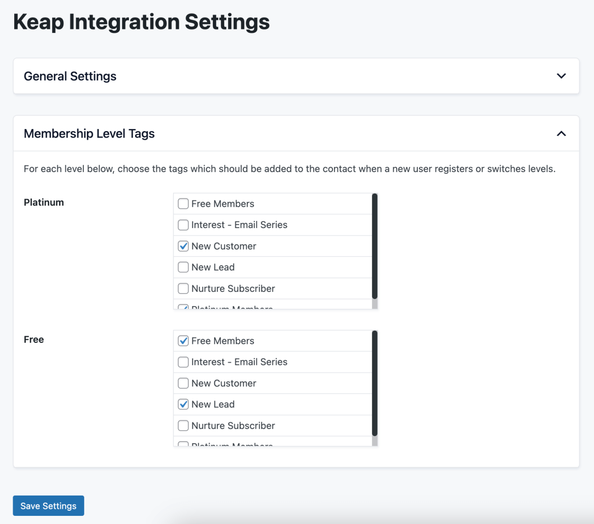 Keap Integration Add On Plugin
