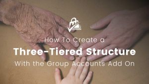 Create a Three-Tiered Structure with the Group Accounts Add On
