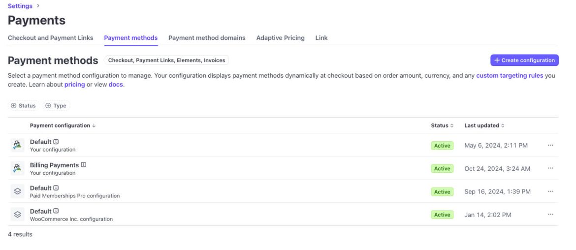 Enabling Additional Payment Methods in Stripe Checkout