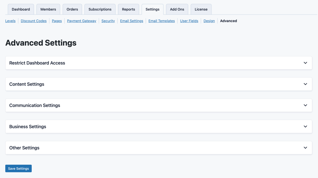 Screenshots of Plugin Admin Pages, Settings, and Reports