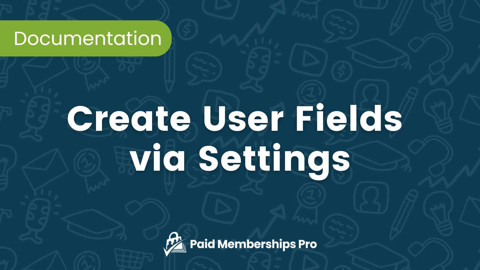 Create User Fields via Settings