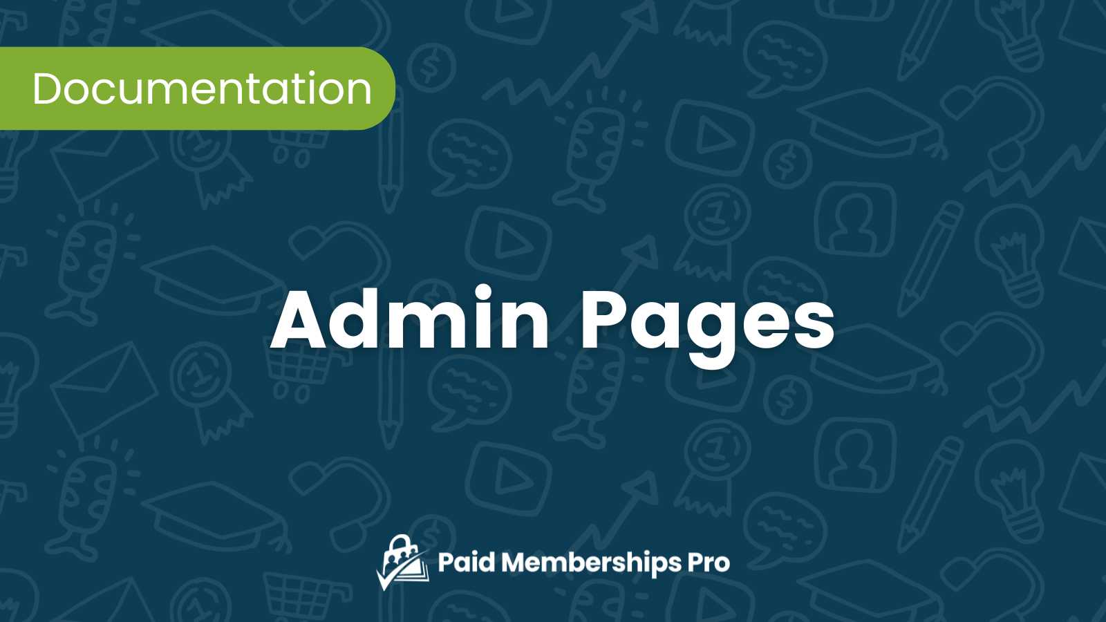 List of Admin Pages Documentation